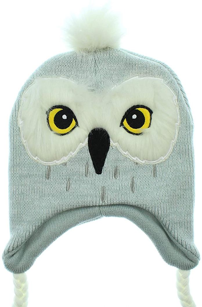 Bioworld | Harry Potter Beanie Hedwig Owl Costume Laplander Hat Pom ...