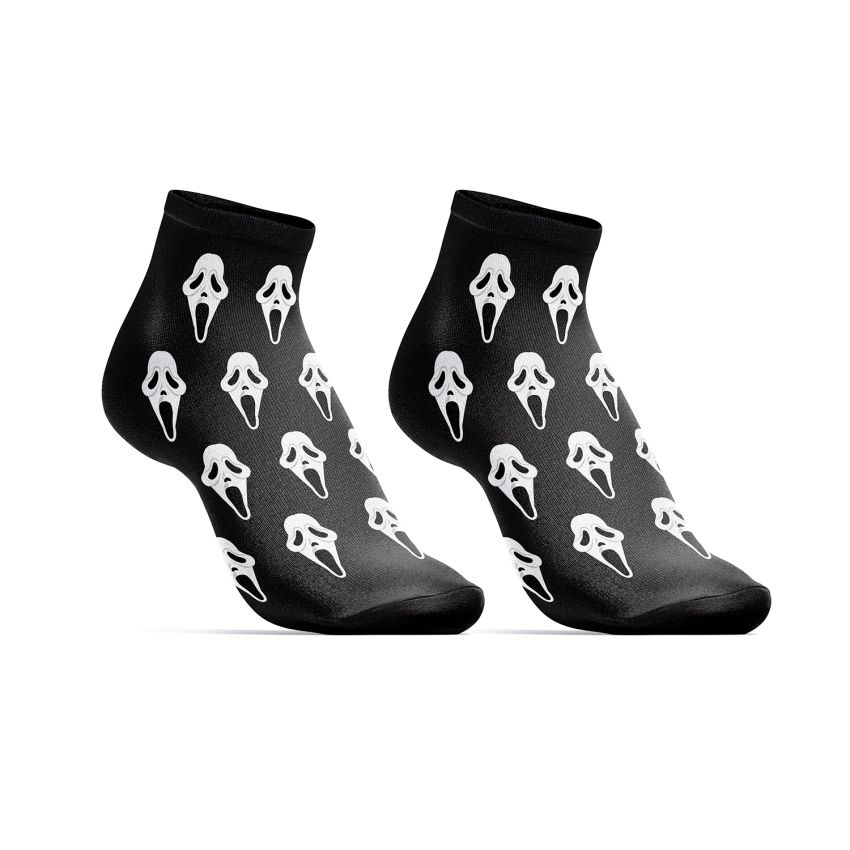 Bioworld | Scream Ghostface Collage Ankle Socks Bioworld