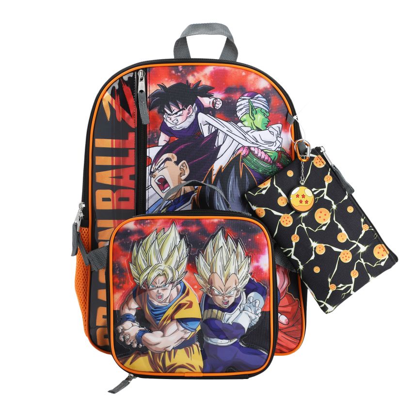 Bioworld | Dragon Ball Z Characters Collage Kids 16" Backpack and Lunch ...