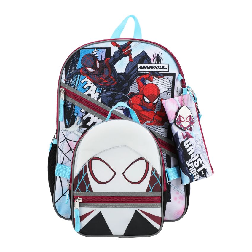 Bioworld | Spider-Man Ghost-Spider Miles and Peter Kids 16" Backpack ...