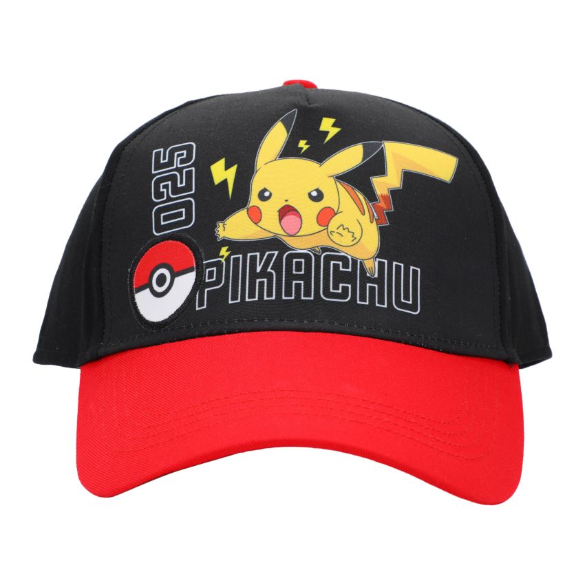 Bioworld | Pokémon Pikachu 025 Red Brim Kids Snapback Hat Bioworld