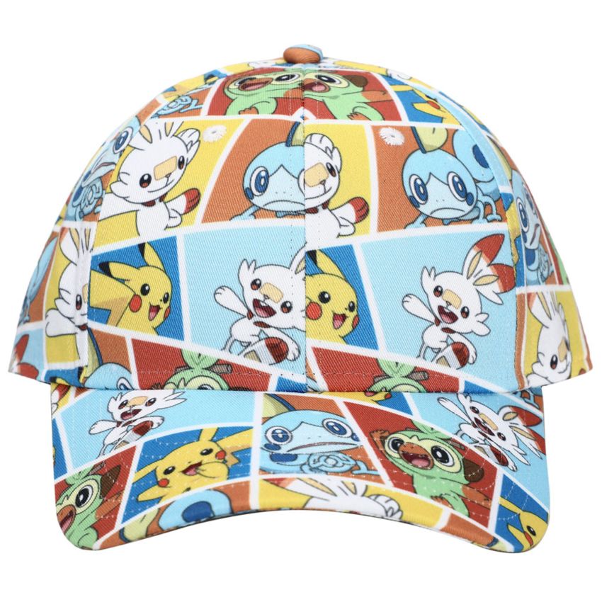 Bioworld | POKÉMON - STARTERS GRID AOP BALLCAP HAT Bioworld