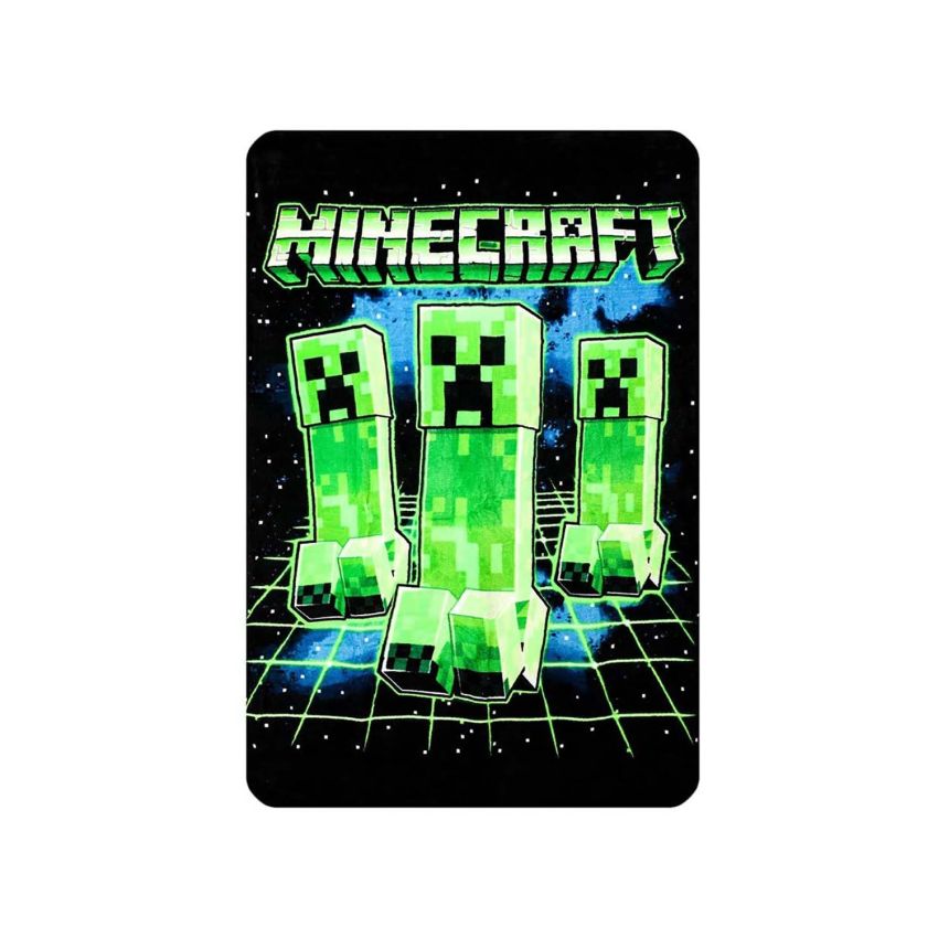 Bioworld | Minecraft Creepers Fleece Throw Blanket Bioworld