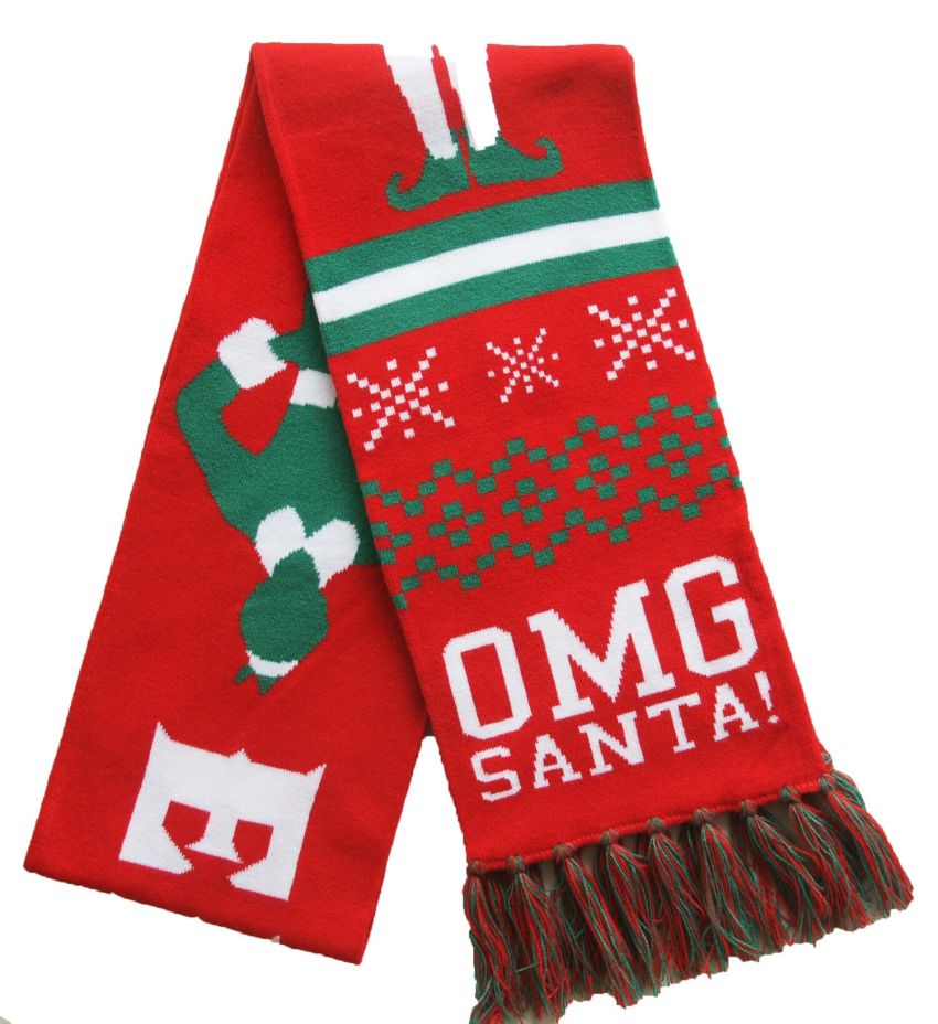 Bioworld | Elf OMG Santa Jacquard Scarf Bioworld