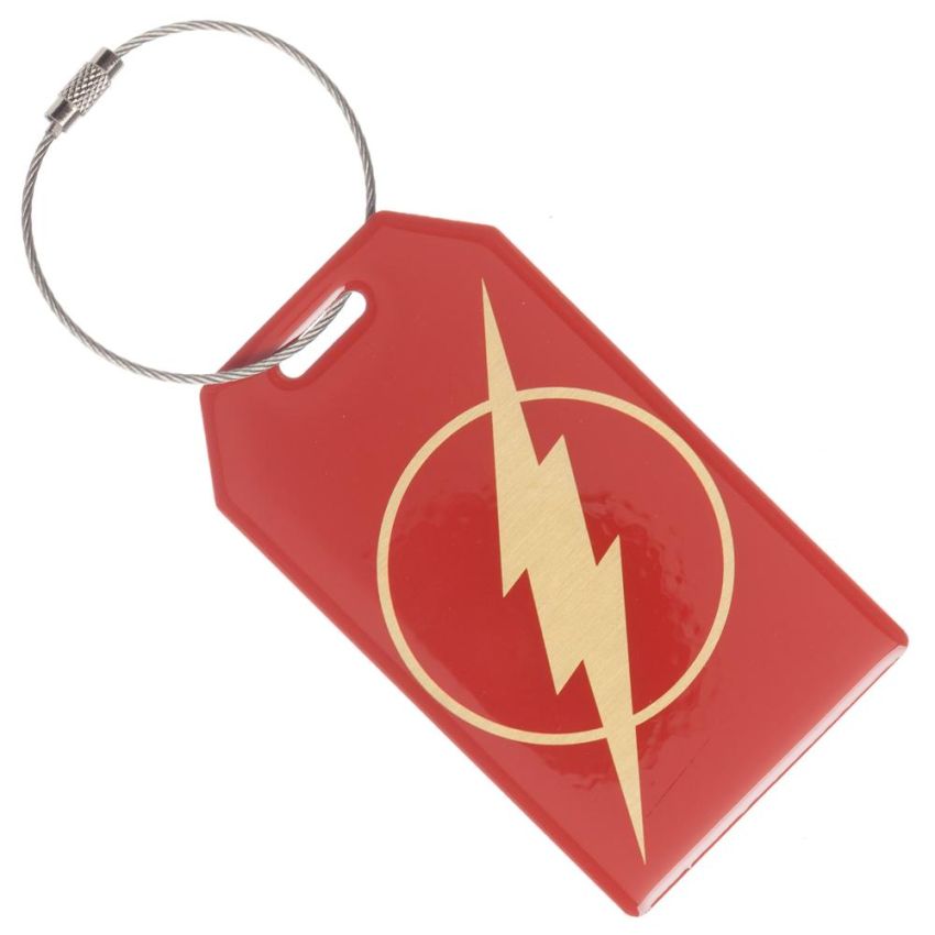 Bioworld | DC COMICS - FLASH - Aluminum Bag Tag Bioworld