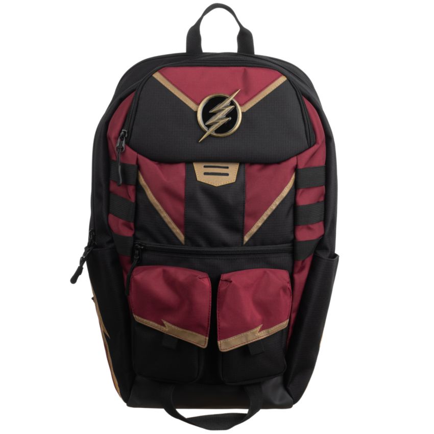 Bioworld | Flash DC Comic Book Superhero Laptop Maroon & Black Backpack ...