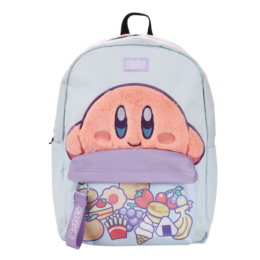 Bioworld | Kirby Snacks Fuzzy 18" Backpack Bioworld