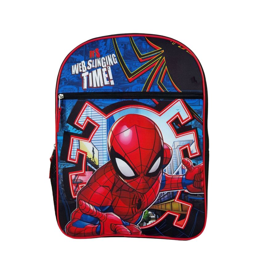 Bioworld | Marvel Spider-Man Web Slinging Time Kids 16" Backpack Bioworld