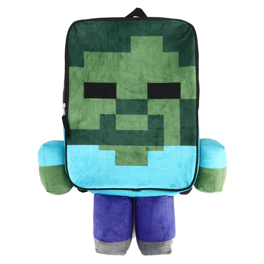 Bioworld | Minecraft Creeper 16" Kids Plush Backpack with Arms Bioworld