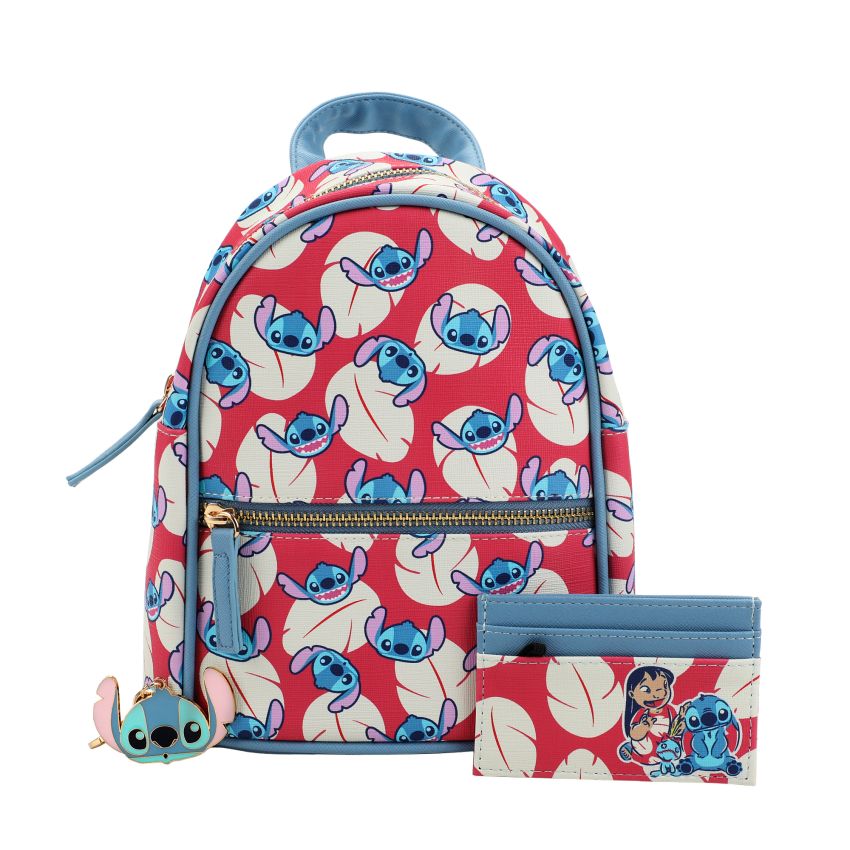 Bioworld | Disney - Lilo & Stitch Mini Backpack 3 Piece Gift Set Bioworld