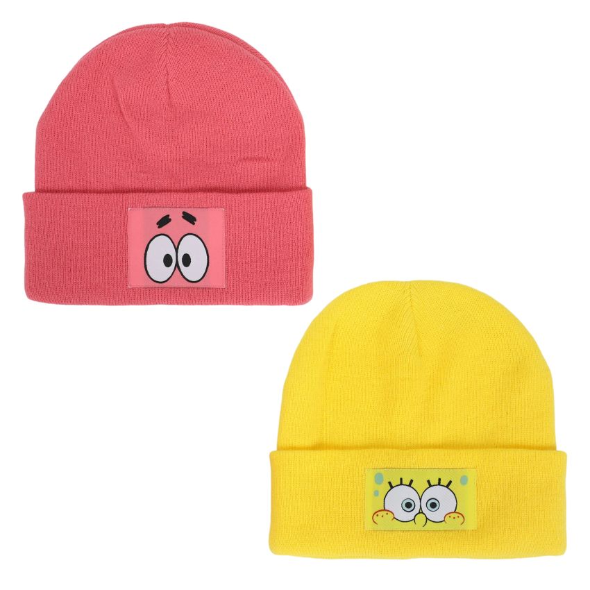 Bioworld | SPONGEBOB - 2 PACK BEANIES Bioworld