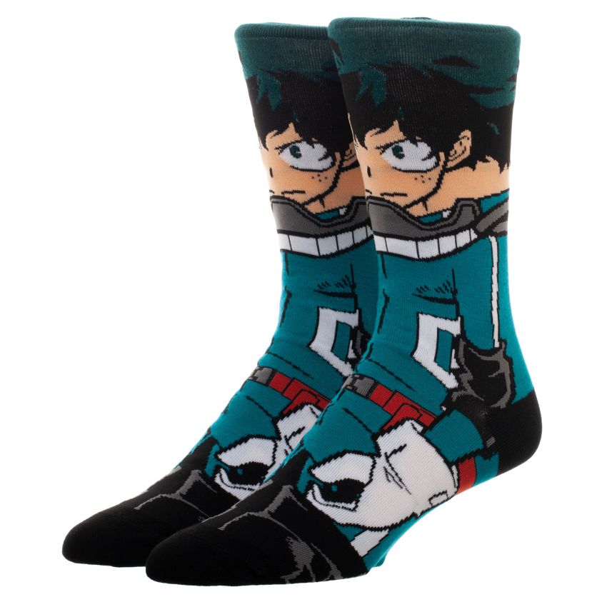 Bioworld | My Hero Academia - Izuku Midoriya Deku Animigos Crew Socks ...