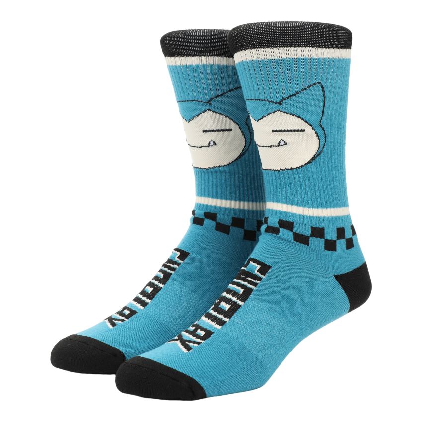 Bioworld | Pokemon Snorlax Checkerboard Crew Socks Bioworld