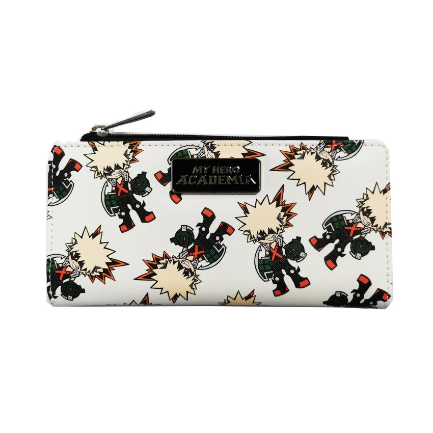 Bioworld | My Hero Academia Katsuki Bakugo Womens Zip Wallet Bioworld