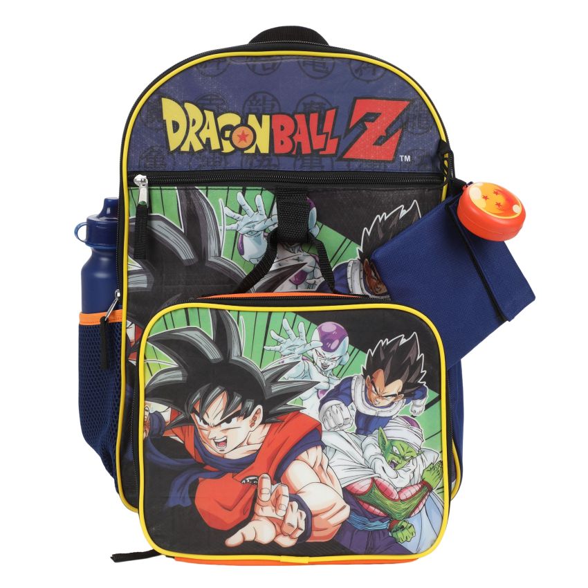 Bioworld | Dragon Ball Z Characters 5 Piece Kids 16" Backpack Set Bioworld