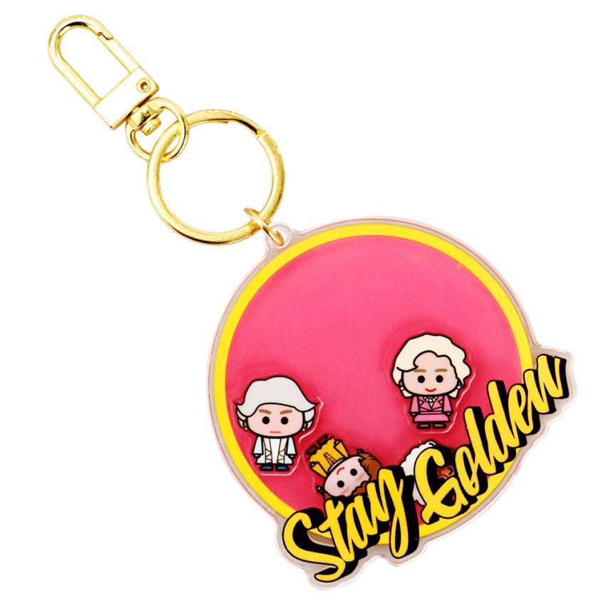 Bioworld | Golden Girls Characters Stay Golden Metallic Charm Key Chain ...