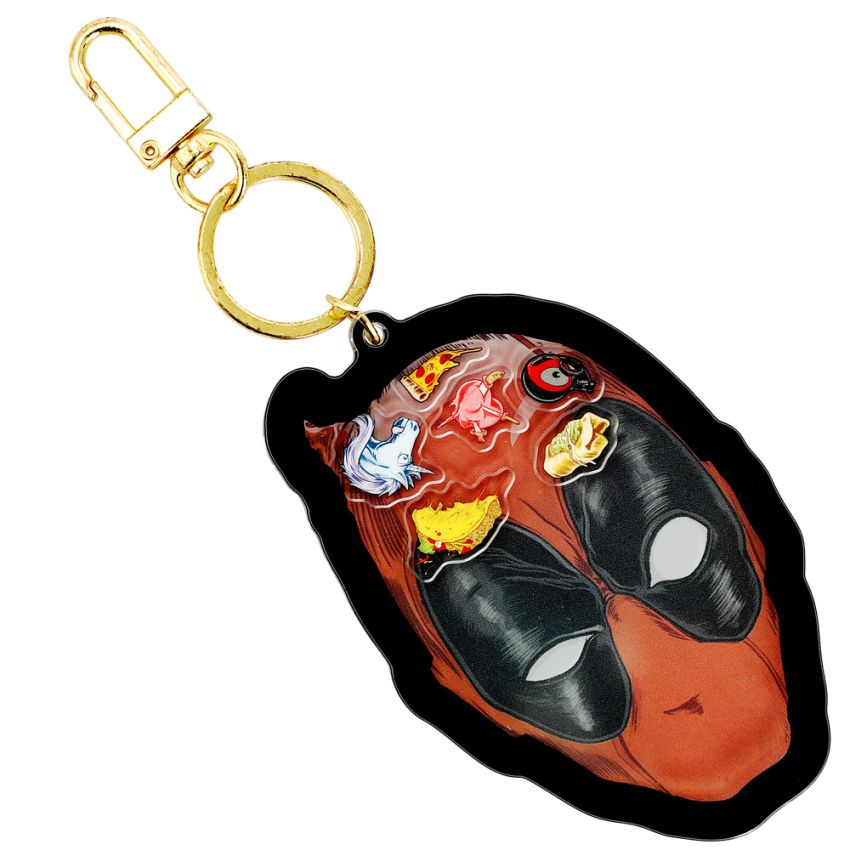 Bioworld | Deadpool Big Face Key Chain Bioworld