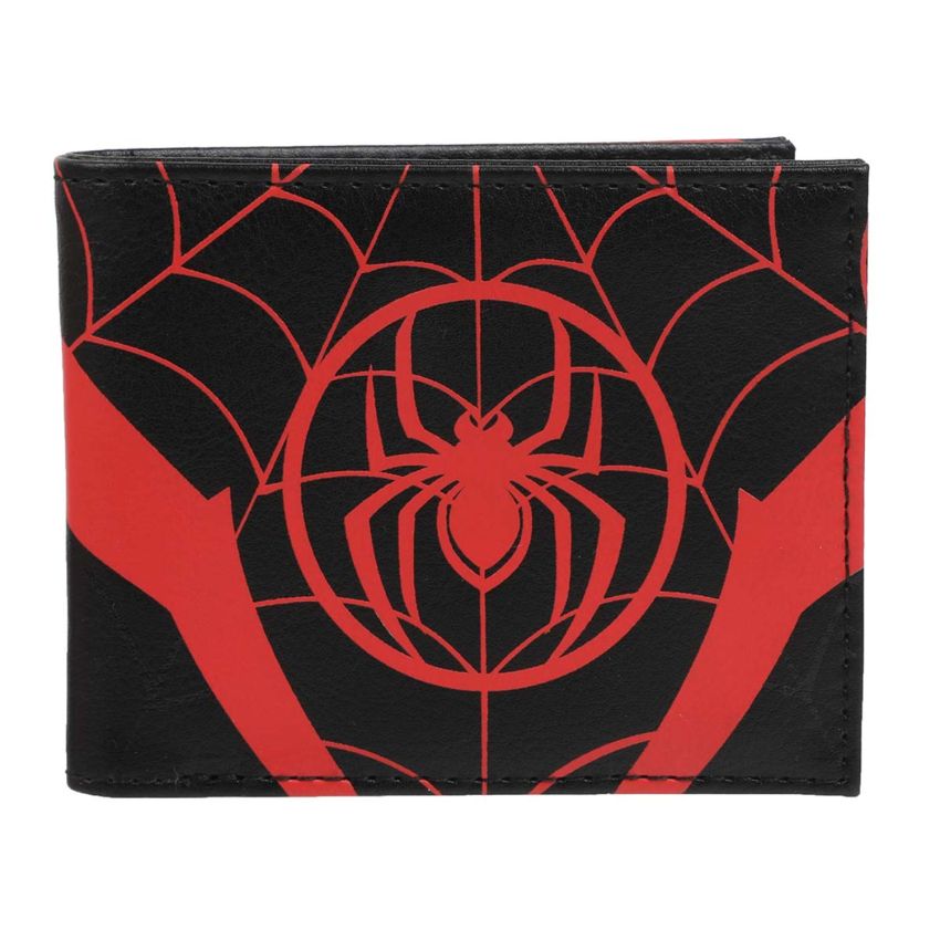 Bioworld | Marvel Spider-Man Circle Logo Faux Leather Bifold Wallet ...