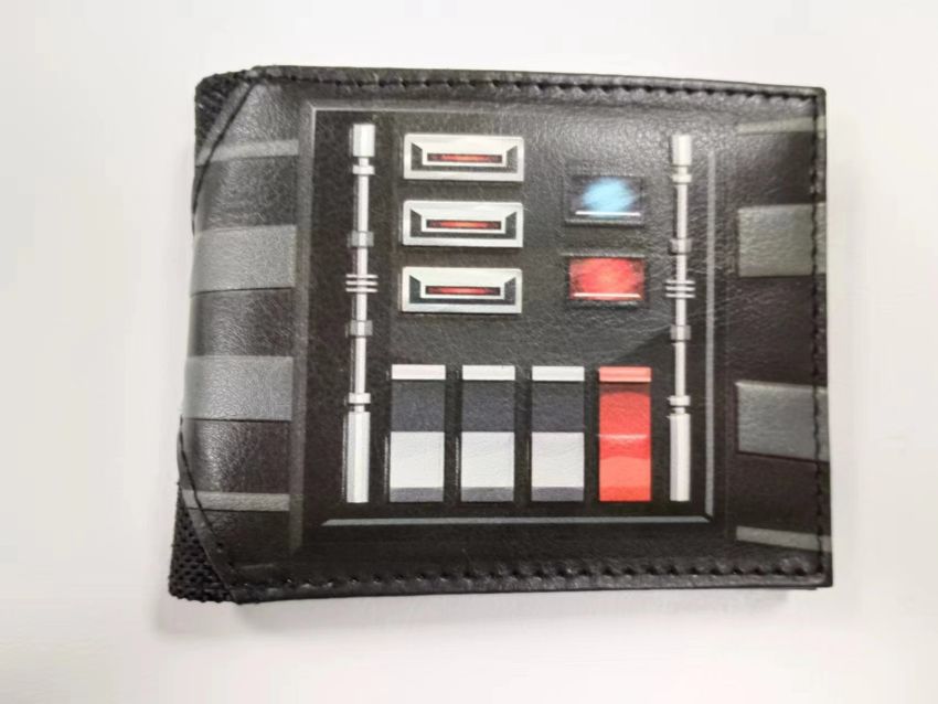 Bioworld Star Wars Darth Vader Switch Metal Badge Bifold Wallet