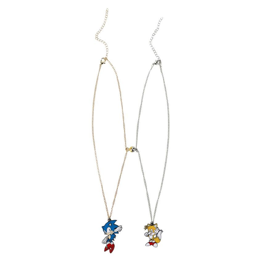 Bioworld | Sonic the Hedgehog Sonic and Tails Bestie 2 Piece Necklace ...
