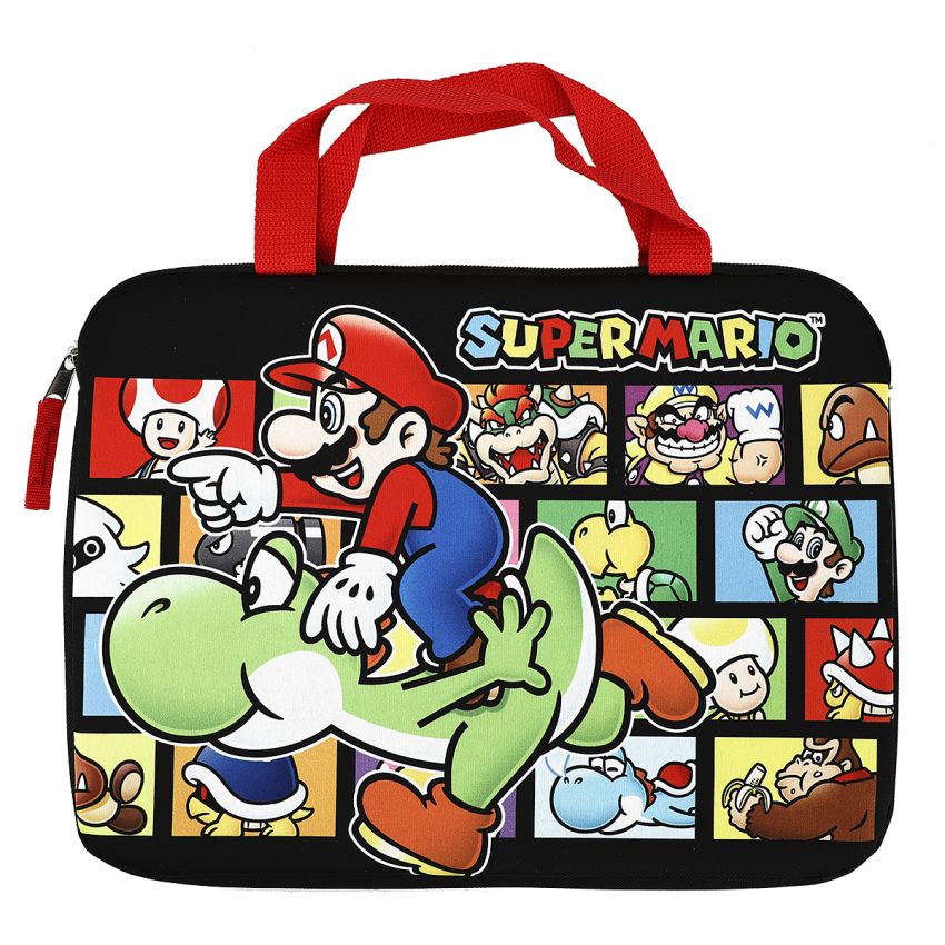 Bioworld | Super Mario Bros Yoshi Mario Characters Laptop Tablet Sleeve ...