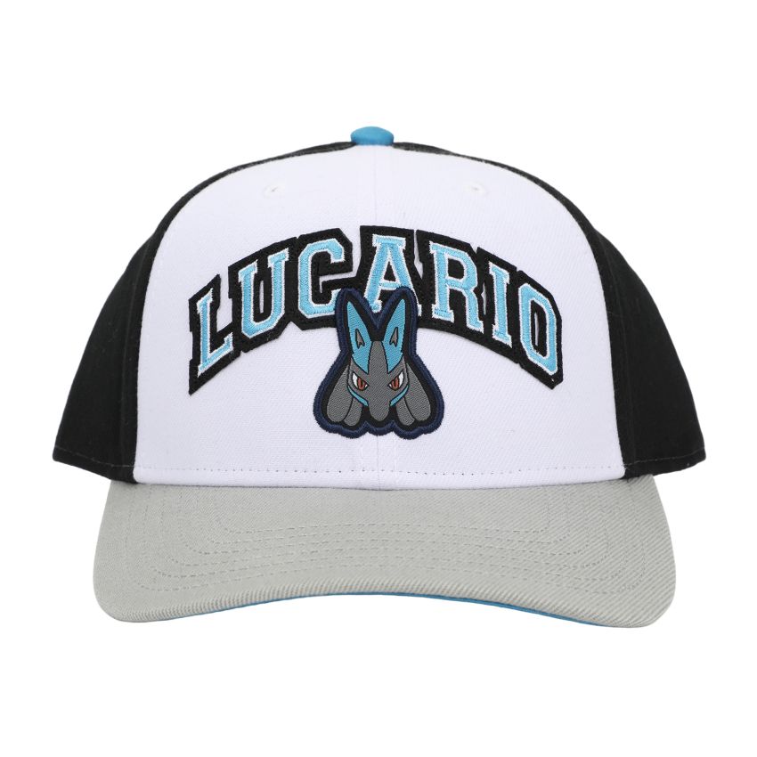 Bioworld | Pokémon Lucario 448 Grey Brim Snapback Hat Bioworld