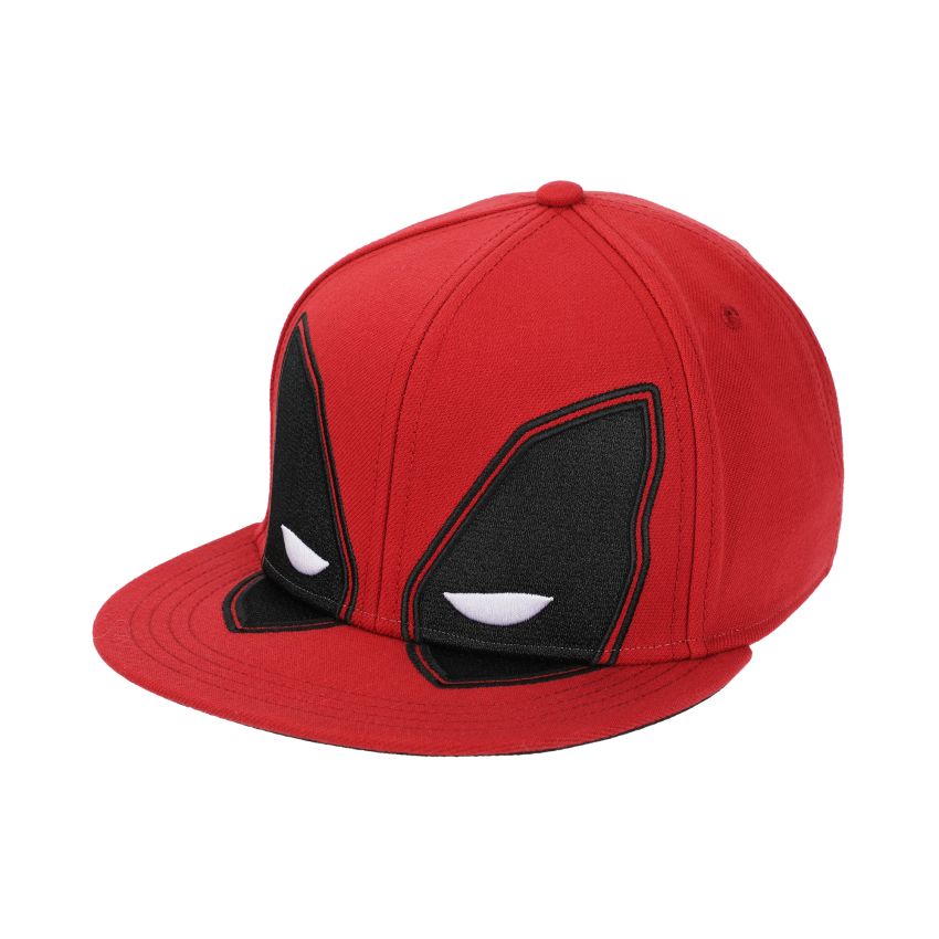 Bioworld | Marvel Deadpool Big Face Snapback Hat Bioworld