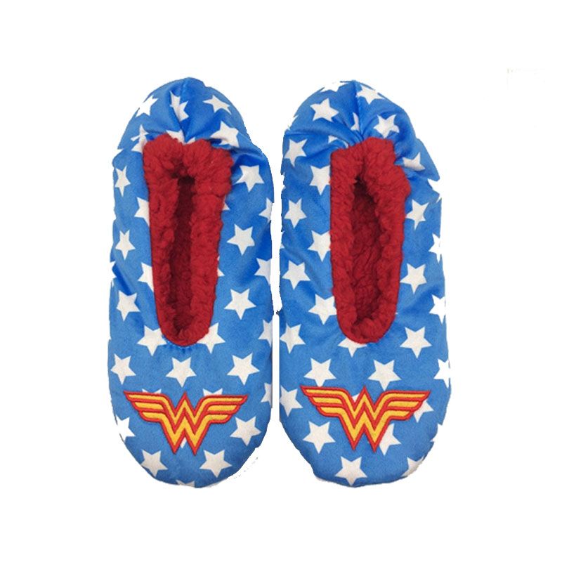 Bioworld | DC Comics Wonder Woman Logo Juniors Slippers Bioworld