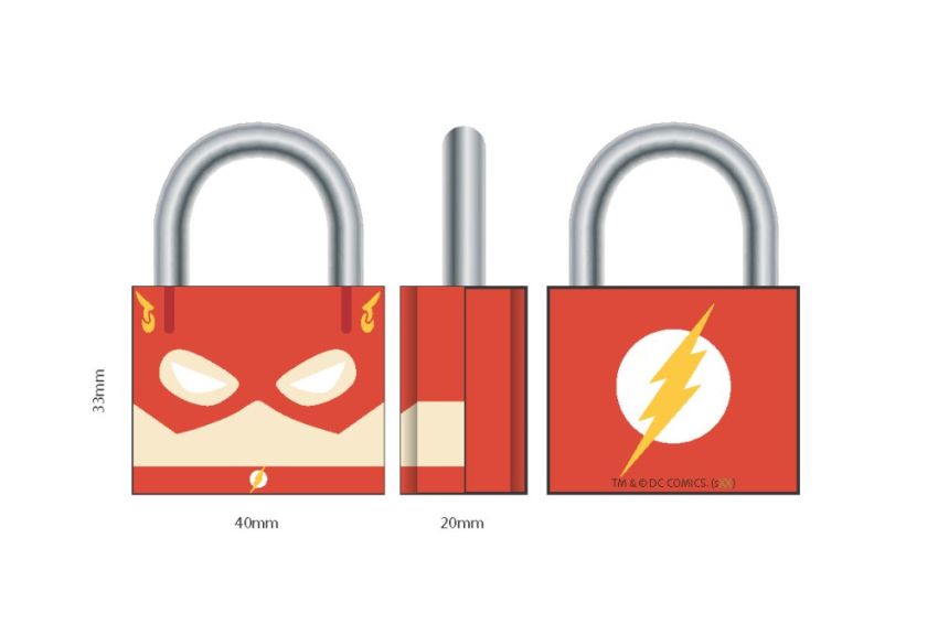 Bioworld | DC COMICS - FLASH - Padlock Lock Bioworld