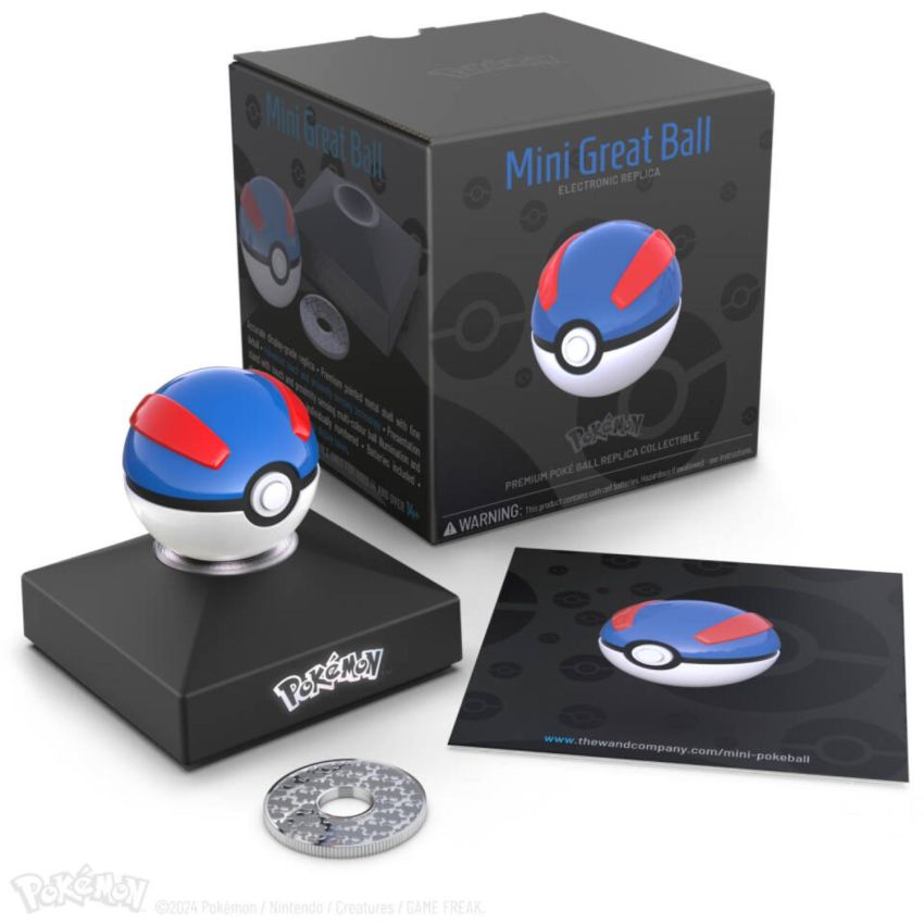 Bioworld | The Wand Company - Pokémon Die-Cast Mini Great Ball Replica ...
