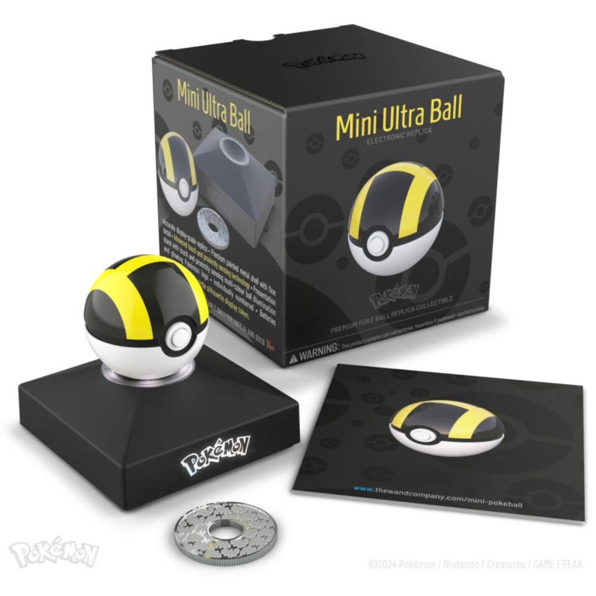 Bioworld | The Wand Company - Pokémon Die-Cast Mini Ultra Ball Replica ...