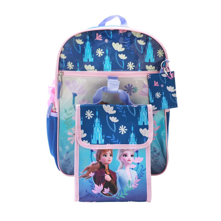 Bioworld | Disney Frozen Anna and Elsa Kids 16" Backpack and Lunch Bag ...