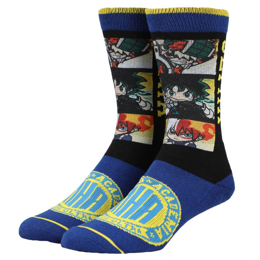 Bioworld | My Hero Academia Plus Ultra Deku Bakugo Shoto Crew Socks ...