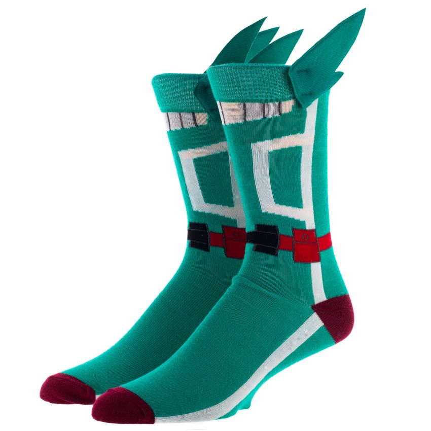 Bioworld | My Hero Academia Deku Mens 3D Crew Socks Bioworld