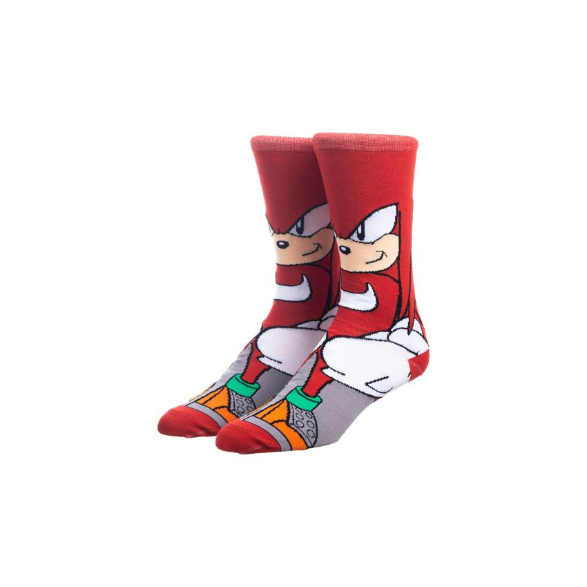 Bioworld | Sonic The Hedgehog Knuckles Character Men's Animigos Crew ...